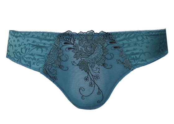 Basses lanières de hausse de broderie de maille de bikini de luxe de femme pour les femmes