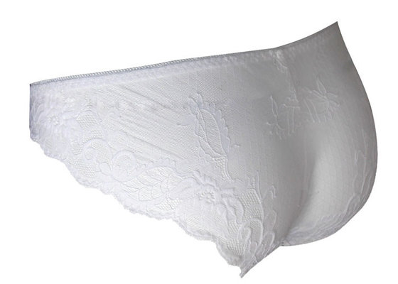 L'OEM façonnent à de jolies filles des bikinis le classique blanc de bikini de point de polka