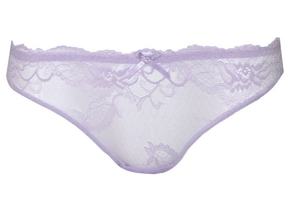 Bikini pourpre de lanières sexy semi pures de femmes de dentelle de mode séduisant