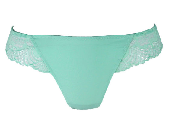 Hausse verte douce WomenThongs sexy, la plupart des lanières confortables de Microfiber basse de filles