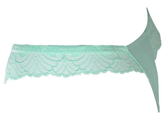 Hausse verte douce WomenThongs sexy, la plupart des lanières confortables de Microfiber basse de filles