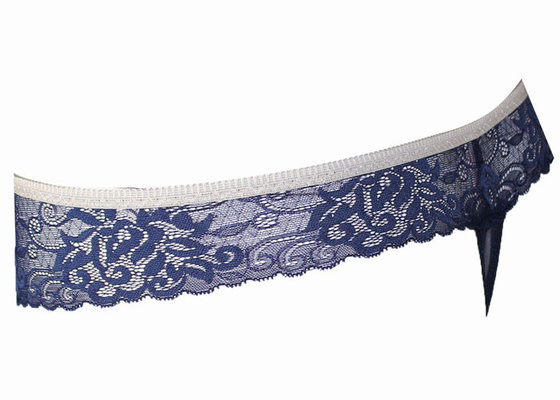 Sous-vêtements confortables de lanière de dentelle de lanières sexy de femmes de maille de broderie