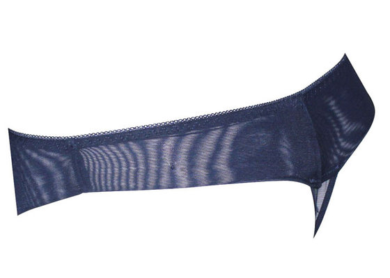 Lanières sexy de femmes de broderie bleu-foncé d'ODM d'OEM avec le modèle floral