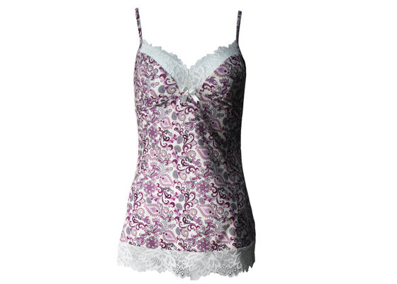 Vêtements de nuit floraux sexy de femmes de Microfiber, confortables plus des vêtements de nuit de taille
