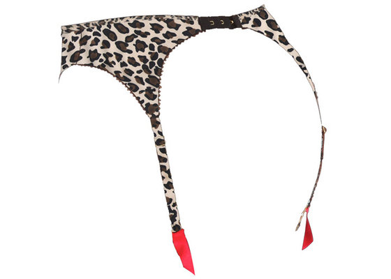 Ceintures de jarretière sexy d'impression blème classique de léopard plus la taille adaptée aux besoins du client