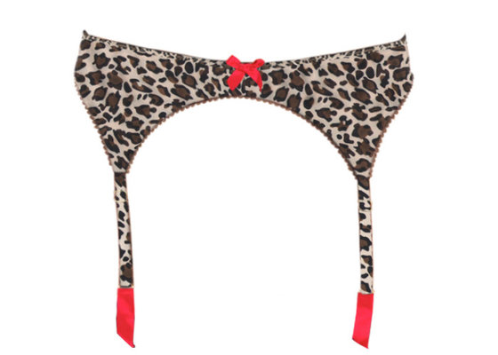 Ceintures de jarretière sexy d'impression blème classique de léopard plus la taille adaptée aux besoins du client