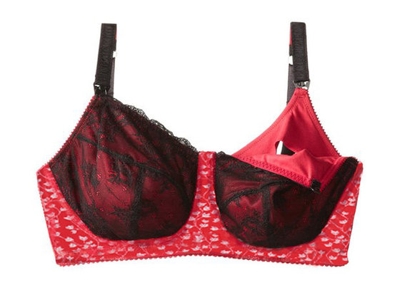 Soutien-gorge organique rouge élégant de maternité de Racerback de soutien-gorge de soins de coton