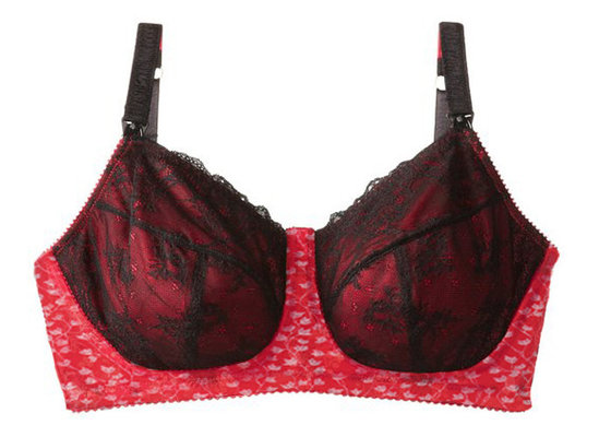 Soutien-gorge organique rouge élégant de maternité de Racerback de soutien-gorge de soins de coton