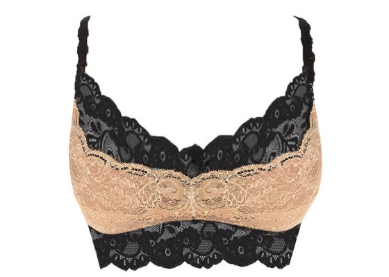 Traction à la mode au-dessus des soutiens-gorge sans fil respirables pour des filles, dentelle fleurie piquée