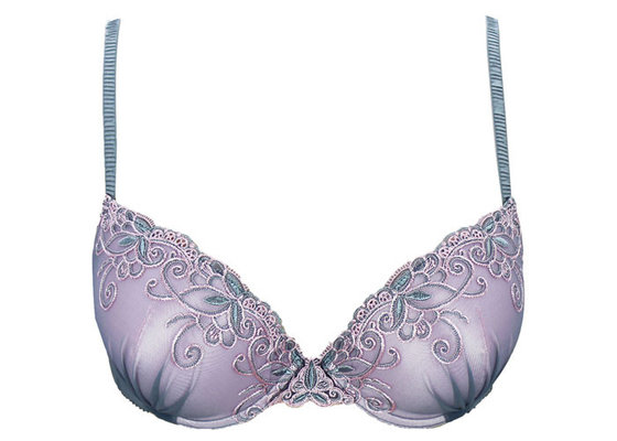 Le confort rouge soulèvent le soutien-gorge de plongeon de soutien-gorge de broderie d'Underwire de soutien-gorge
