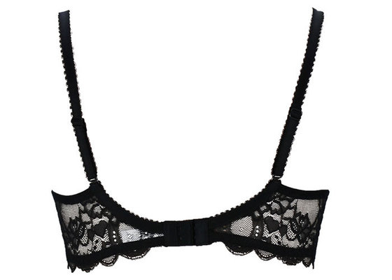 Les femmes élégantes de satin de jacquard capitonnées poussent le coton de dentelle de soutien-gorge soulèvent des soutiens-gorge