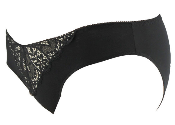 Blanc laiteux de jolis bikinis simples de filles de mode avec la jolie dentelle à l'avant