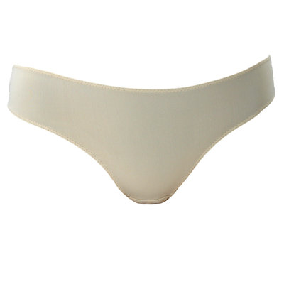 Les jolis bikinis simples confortables de filles de Microfiber lissent la basse hausse pour de jeunes dames