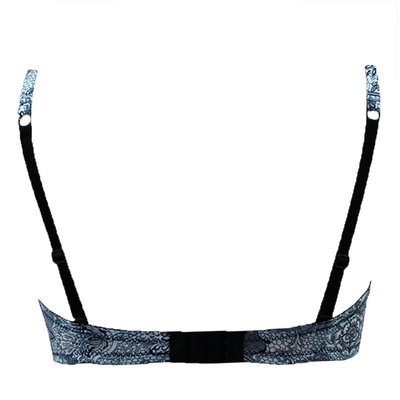 Soutien-gorge américain de fleur d'impression de tissu de Microfiber de qualité de marque Underwired doux plus des soutiens-gorge de taille adaptés aux besoins du client