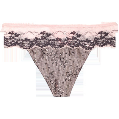 Dentelle sexy de broderie de lanières de femme de satin classique de jacquard pour l'adulte