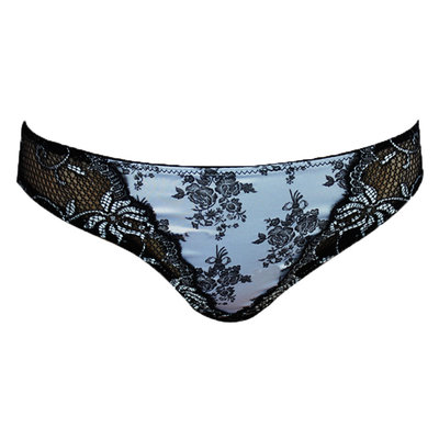 Joli bikini sexy de filles avec la dentelle sensible, bel avant de satin de jacquard
