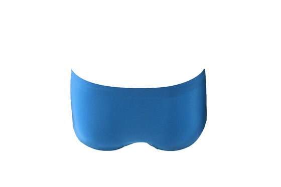 Bikinis bleus de filles de lac confortable jolis, culottes sans couture respirables de Microfiber
