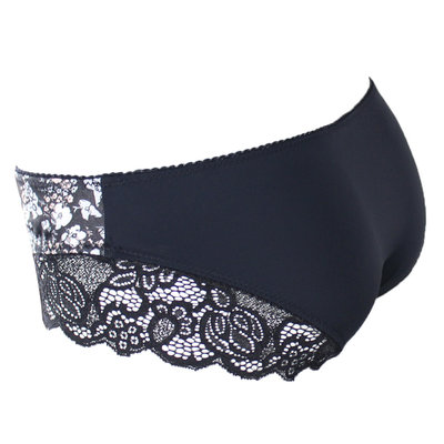 Culottes de coton de Madame Boyshorts Sexy Lace Women de satin d'impression florale de cru