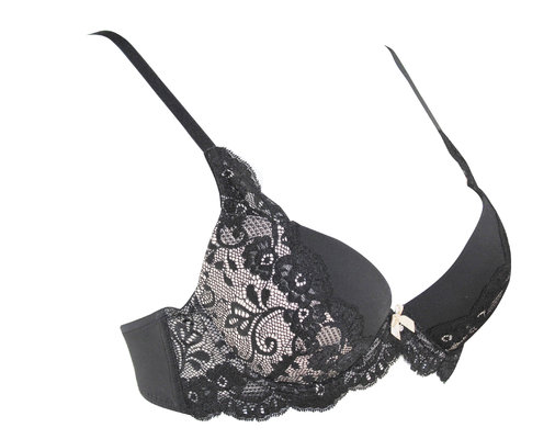 Confortables minces capitonnés soulèvent la lingerie Underwire de broderie de dentelle de soutien-gorge de soutiens-gorge