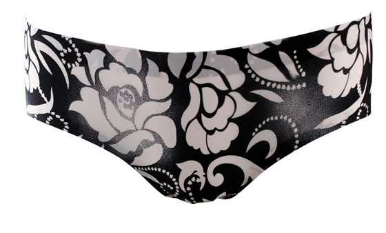 Jolis bikinis floraux de fantaisie de filles imprimant respirable sans couture de Microfiber
