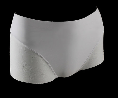 Dentelle renversante Microfiber plus lissage de couverture totale sans couture de culottes de taille le bref