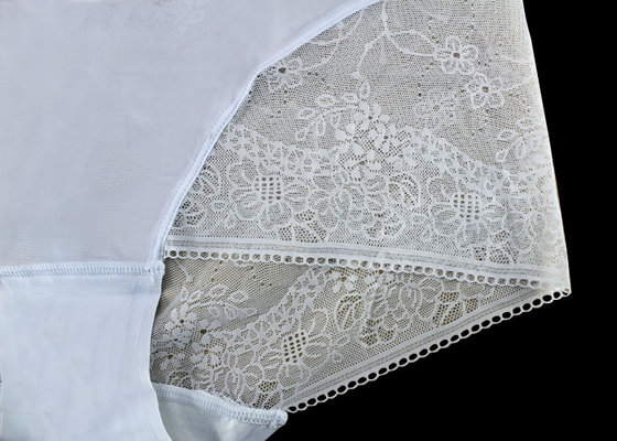 Dentelle renversante Microfiber plus lissage de couverture totale sans couture de culottes de taille le bref