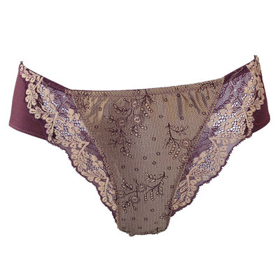 coton de Broderie-dentelle/satin luxueux de fleur jolis bikinis en nylon de filles