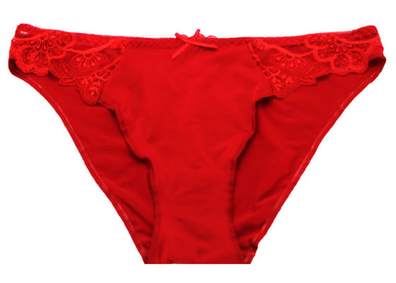 Dessous lisses mous de culotte de Boyshort Microfiber de dentelle de femmes faites sur commande de côté