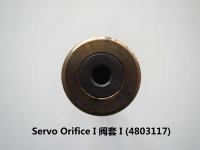 semicircular collar 4803129 servo orifice 4803117 servo orifice II 4803118 servo poppet 4803011 short spring washer 2