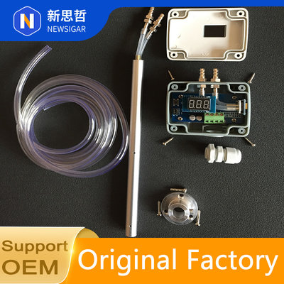 Pitot Tube Wind Speed Transducer Air Velocity Sensor Pipe Anemometer Air Flowmeter 0-5V 0-10V 4-20mA RS485