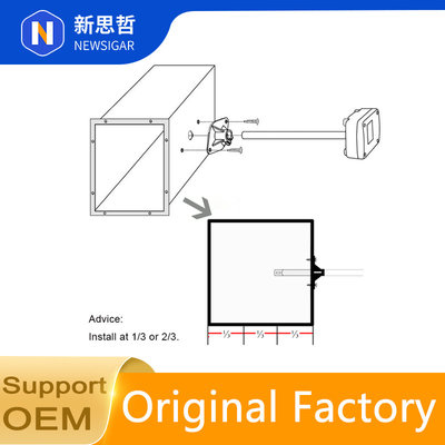 Air Flow Velocity Sensor gas flow sensor Air Wind Speed Indicator Display air flowmeter 0-5V or 0-10V or 4-20mA or RS485