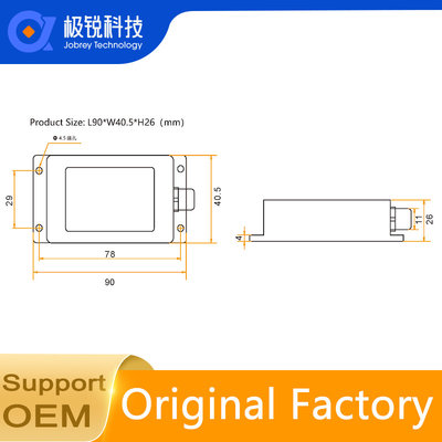 Single Axis Inclinometer analog voltage output 0-5V 0-10V Current Output 4-20mA 0-20mA 0-24mA One Axis Tilt Sensor