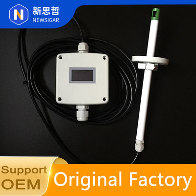 3 in 1 Air Velocity Volume Temperature Sensor with LCD Display air flowmeter 4-20mA 0-5V 0-10V transducer totameter