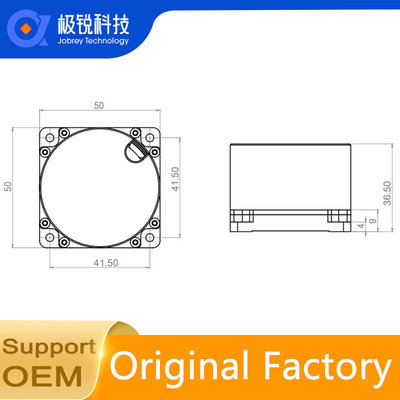 Single Axis Fiber Optic Gyroscope Uniaxial Fiber Optic Gyro 1 Axis FOG Sensor RS422 Digital Out Angular Velocity Sensor