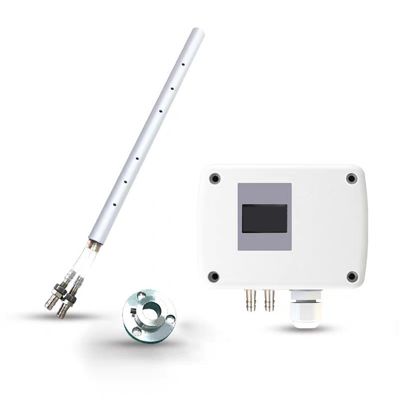 Pitot Tube Wind Speed Transducer Air Velocity Sensor Pipe Anemometer Air Flowmeter 0-5V 0-10V 4-20mA RS485