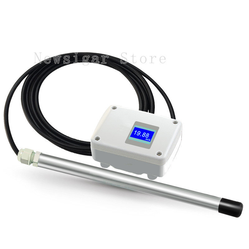 Wind Velocity Indicator Air Velocity Sensor Display flowmeter Anemoscope Anemometer Anemograph 0-5V 0-10V 4-20ma