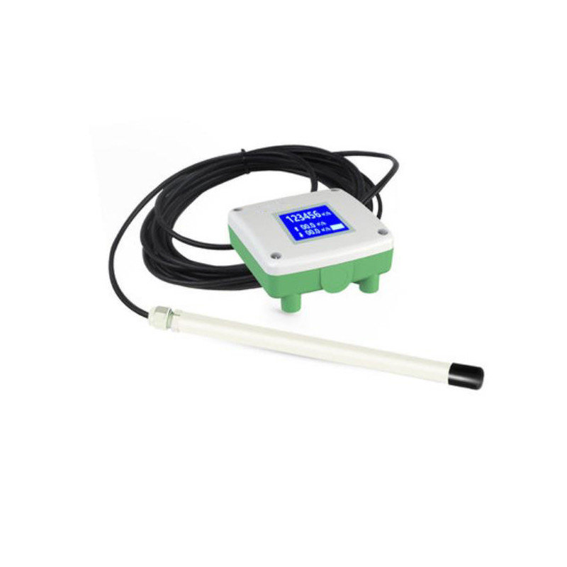 2-in-1 Air Velocity and Volume Sensor Flow Meter Air Quantity Blowing Rate Gas Flowmeter wind speed transducer