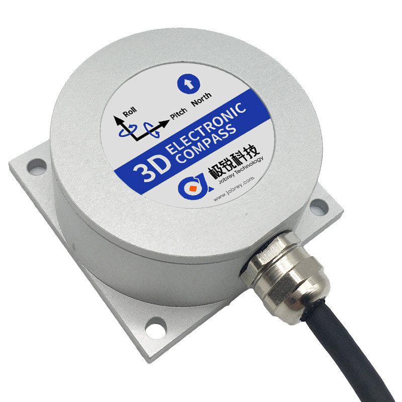 High Accuracy 3D Digital Magnetic Compass 3 Axis Heading Sensor with Pitch Roll Angle RS232 RS485 TTL Output