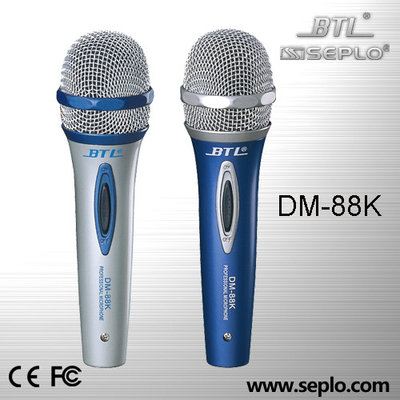 Plastic Karaoke microphone / professional wire microphone DM-88K