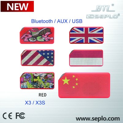 Custom LED flash bluetooth speaker X1 ,5 color Mini wireless bluetooth speaker with rechargeable lithium battery