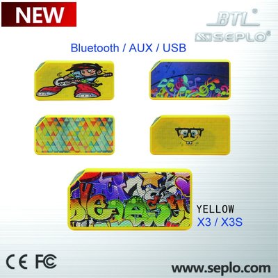 Custom LED flash bluetooth speaker X1 ,5 color Mini wireless bluetooth speaker with rechargeable lithium battery