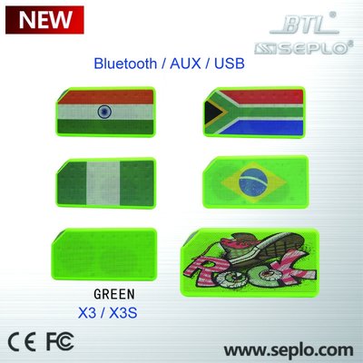 Custom LED flash bluetooth speaker X1 ,5 color Mini wireless bluetooth speaker with rechargeable lithium battery