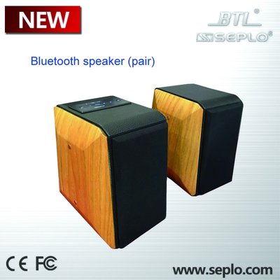 Home theather bluetooth Speaker B-42 , bamboo bluetooth speakear , high quality speaker in pair