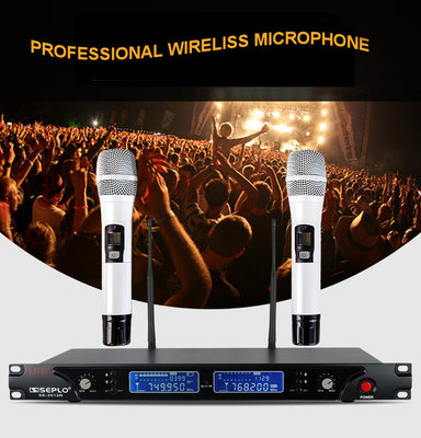 Automatic frequency professional wireless microphone SE-2013R, high quality PLL wireless collar micorphone for singing