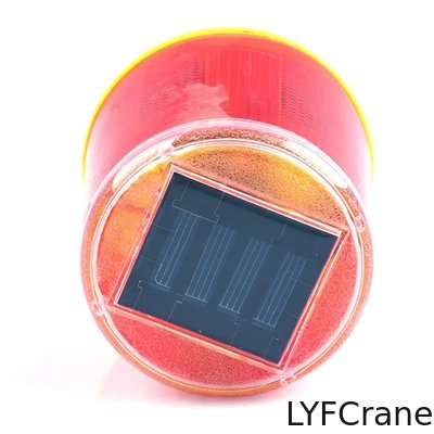 TOWER CRANE SOLAR WARNING LIGHT