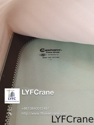 POTAIN tower crane spare parts cabin glass for potain yongmao scm sym tower crane