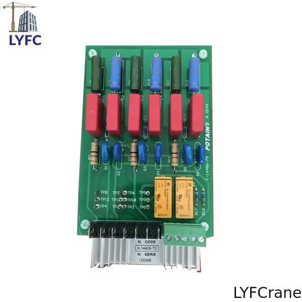 potain tower crane electrical card VAC x-14406-72 RCV block mc80 mc120