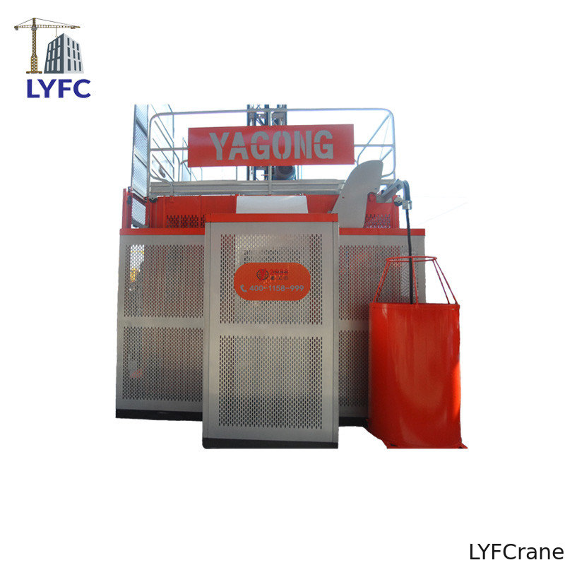 passenger hoist cage SC200/200TD Double Cage Rack And Pinion Construction Lifting Passenger Hoist