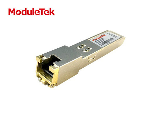 1.25GBd Gigabit Ethernet 1000BASE - T SFP Rj45 Transceiver 100m