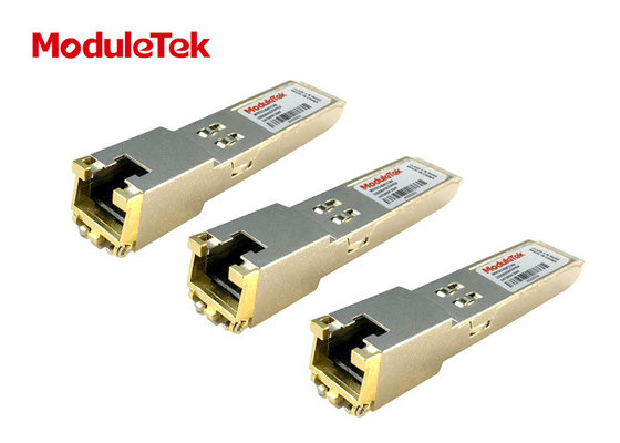 1.25GBd Gigabit Ethernet 1000BASE - T SFP Rj45 Transceiver 100m